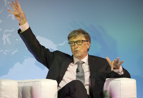 Us Businessman Bill Gates Speaks During Editorial Stock Photo - Stock ...