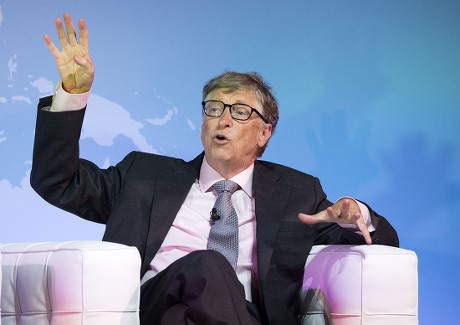 Us Businessman Bill Gates Speaks During Editorial Stock Photo - Stock ...