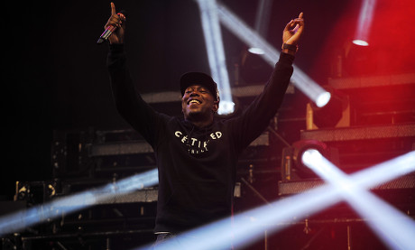 British Rapper Dizzee Rascal Performs During Editorial Stock Photo ...