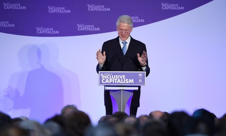 Former Us President Bill Clinton Delivers Editorial Stock Photo - Stock ...