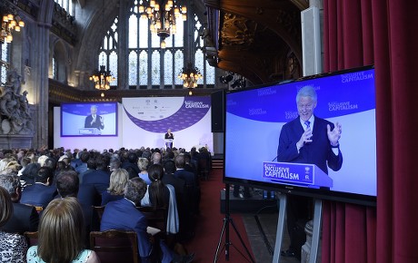 Former Us President Bill Clinton Delivers Editorial Stock Photo - Stock ...