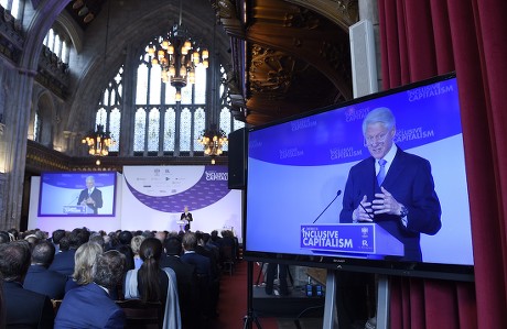 Former Us President Bill Clinton Delivers Editorial Stock Photo - Stock ...