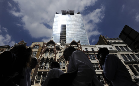 People Look Londons Skyscraper 20 Fenchurch Editorial Stock Photo ...