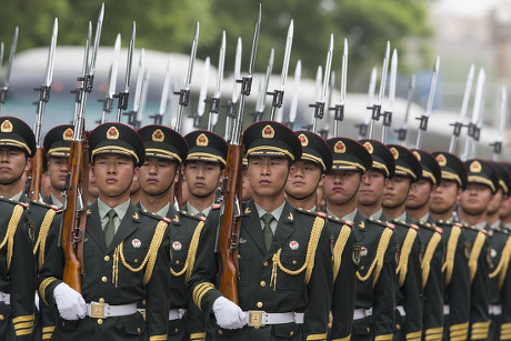 Honour Guard Pla Peoples Liberation Army Editorial Stock Photo - Stock ...