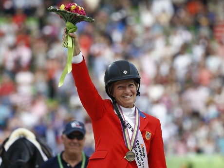 Us Rider Beezie Madden Celebrates On Editorial Stock Photo - Stock ...