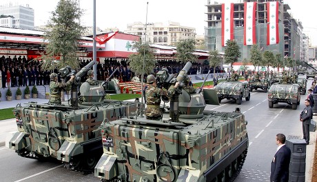 Lebanese Army Unit Armoureds Battalion March Editorial Stock Photo ...