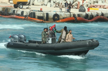 Members Libyas Naval Coastguard Man Speed Editorial Stock Photo - Stock ...