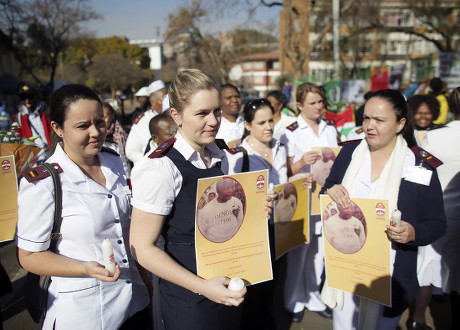 South African Nurses Arrive Pray Pay Editorial Stock Photo - Stock ...
