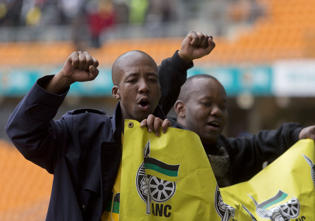 South African Supporters Anc Give Fist Editorial Stock Photo - Stock ...