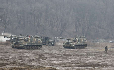 South Korean Soldiers K55a1 Tanks Participate Editorial Stock Photo ...