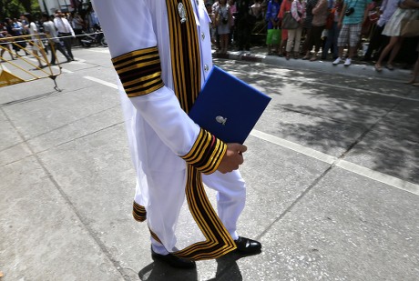 Thai University Graduate Poses Pictures His Editorial Stock Photo ...