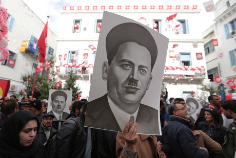 __COUNT__ Tunisia Commemorates Leader Farhat Hached - Dec 2013 Stock ...