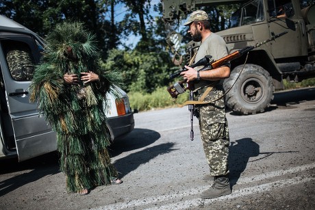 Ukrainian Soldier Wears Special Military Costume Editorial Stock Photo ...