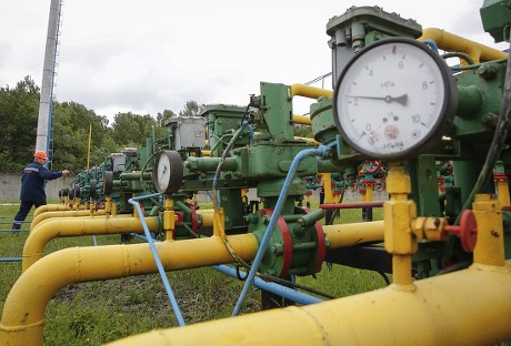 Worker Checks Equipment Dashava Gas Storage Editorial Stock Photo ...