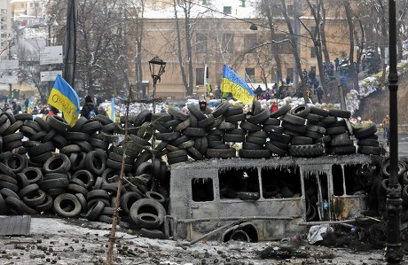 Ukrainian Riot Police Have Brief Rest Editorial Stock Photo - Stock ...
