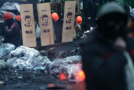Ukrainian Riot Police Have Brief Rest Editorial Stock Photo - Stock ...