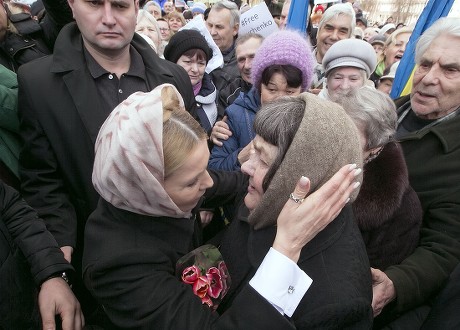 Ukrainian Politician Yulia Tymoshenko L Speaks Editorial Stock Photo ...