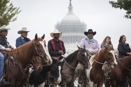 Members Grass March Cowboy Express Gather Editorial Stock Photo - Stock ...