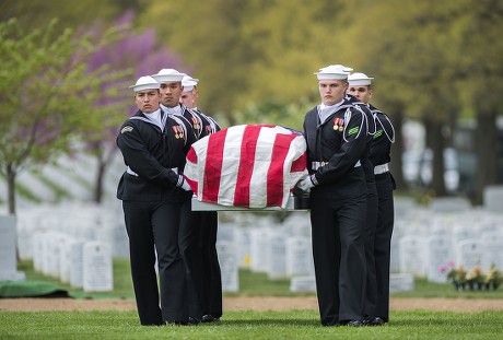 Us Navy Honor Guard Carries Casket Editorial Stock Photo - Stock Image ...