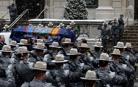 Casket Mario Cuomo Former Governor New Editorial Stock Photo - Stock ...