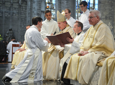 Belgian Archbishop Andrejoseph Leonard Damien Bernier Editorial Stock ...