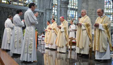 Belgian Archbishop Andrejoseph Leonard 4r During Editorial Stock Photo ...