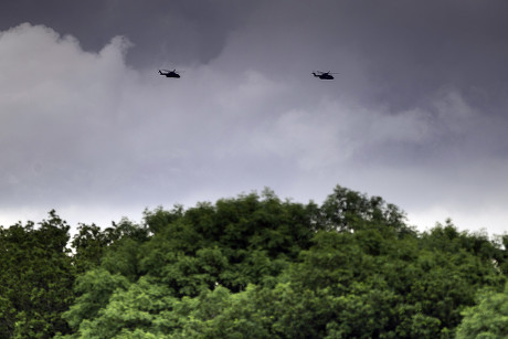 British Royal Air Force Merlin Helicopters Editorial Stock Photo ...