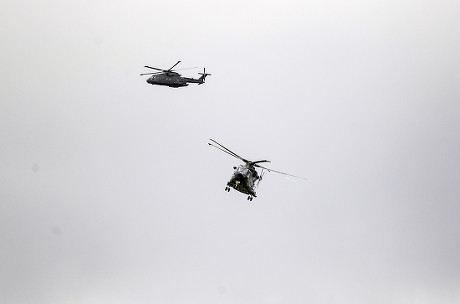 British Royal Air Force Merlin Helicopters Editorial Stock Photo ...