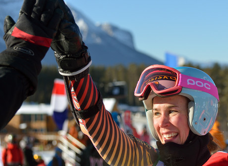 Mariemichele Gagnon Canada Receives Congratulations Finish Editorial ...