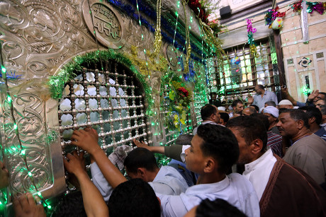 Egyptians Visit Shrine Sayyida Zeinab During Editorial Stock Photo ...