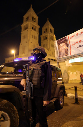 Egyptian Special Forces Police Officer Stands Editorial Stock Photo ...