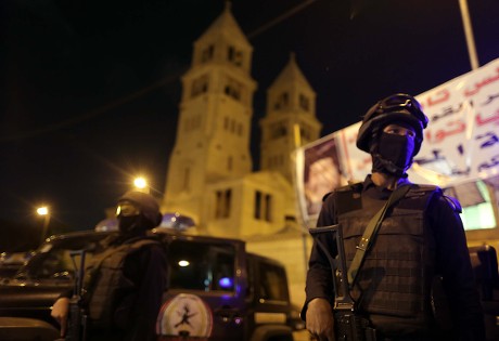 Egyptian Special Forces Police Officer Stands Editorial Stock Photo ...