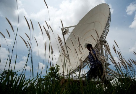 Isro Employees Stand Front 32 Meter Editorial Stock Photo - Stock Image ...