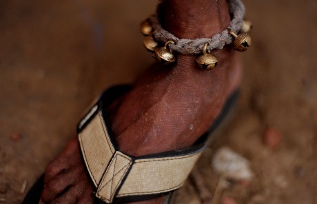 Ghungroo Musical Anklet Tied Worn By Editorial Stock Photo - Stock ...