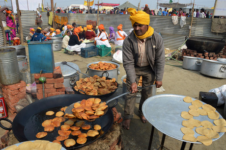 Hindu Devotee Prepares Food Communal Kitchen Editorial Stock Photo ...