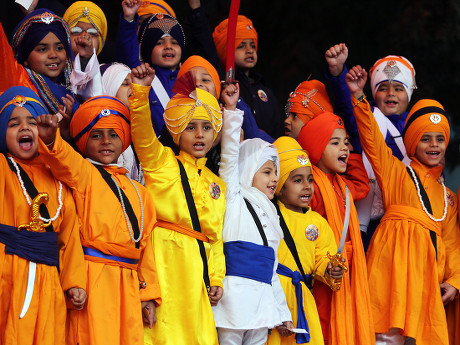 Sikh Children Wearing Sikh Religious Attire Editorial Stock Photo ...
