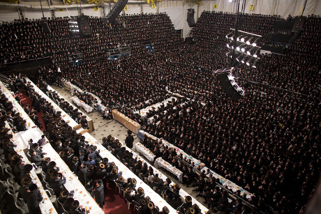 Hassidim Ultra Orthodox Jews During Wedding Editorial Stock Photo ...