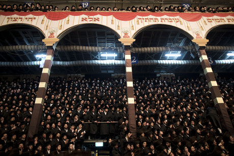 Hassidim Ultra Orthodox Jews During Wedding Editorial Stock Photo ...