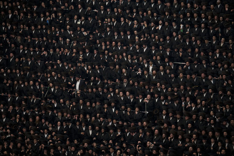 Hassidim Ultra Orthodox Jews During Wedding Editorial Stock Photo ...