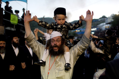 Ultra Orthodox Jewish Man Dances His Editorial Stock Photo - Stock ...