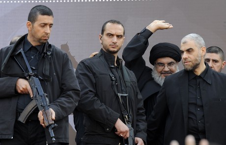 Hezbollah Leader Sayyed Hassan Nasrallah 2r Editorial Stock Photo ...