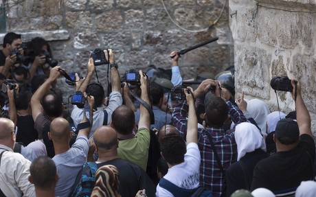 Press Photographers Try Record Image Israeli Editorial Stock Photo ...