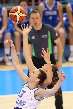 Italys Kathrin Ress R Goes Basket Editorial Stock Photo - Stock Image ...