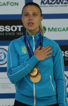 Gold Medal Winner Olga Kharlan Ukraine Editorial Stock Photo - Stock ...