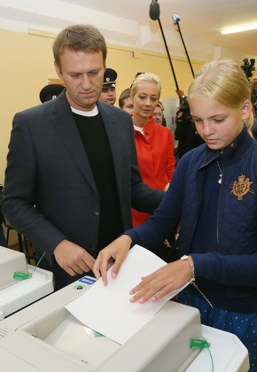 Russian Opposition Mayoral Candidate Alexei Navalny Editorial Stock ...