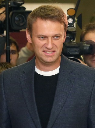 Russian Opposition Mayoral Candidate Alexei Navalny Editorial Stock ...