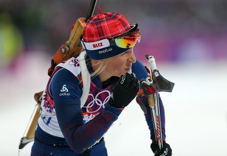 Tiril Eckhoff Norway Reacts After Crossing Editorial Stock Photo ...