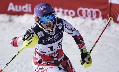 Michaela Kirchgasser Austria Reacts After Her Editorial Stock Photo ...