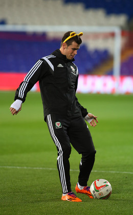 Wales International Gareth Bale Wears Pair Editorial Stock Photo ...