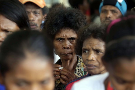 Filipino Indigenous Aetas Wait Cast Their Editorial Stock Photo - Stock ...